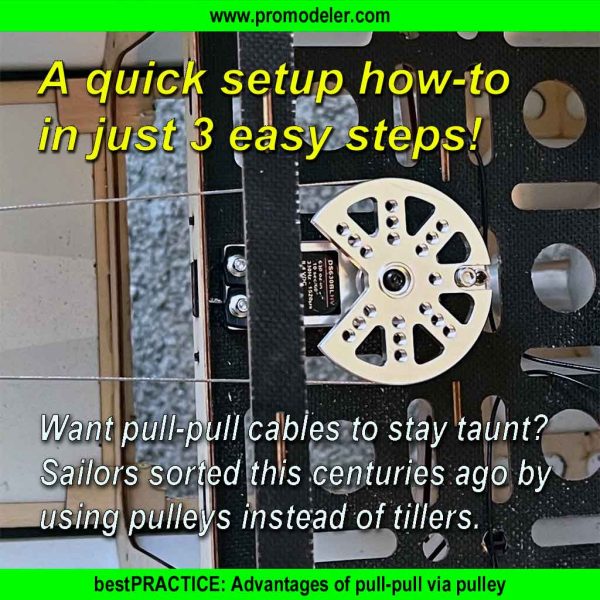 Advantages of pull-pull via pulley – ProModeler